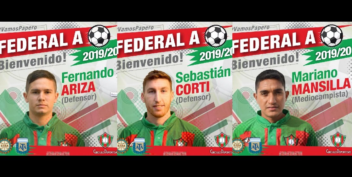 Tres refuerzos más para Circulo Deportivo – Interior Futbolero
