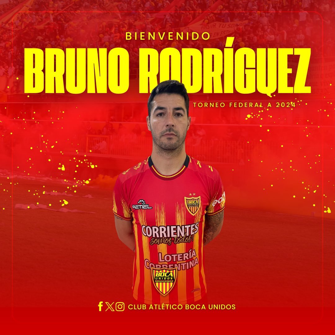 Bruno Rodríguez se sumó a Boca Unidos – Interior Futbolero