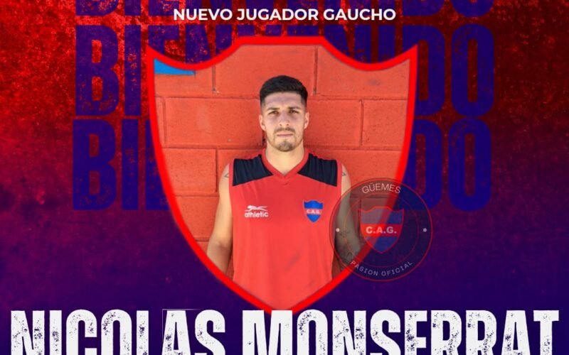 Güemes refuerza la defensa con la llegada de Nicolás Monserrat ...