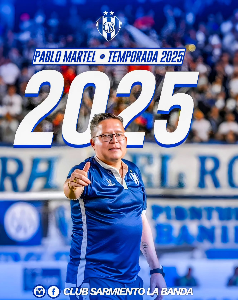 Pablo Martel sigue en Sarmiento: El Profe aseguró al DT para el 2025 – Interior Futbolero